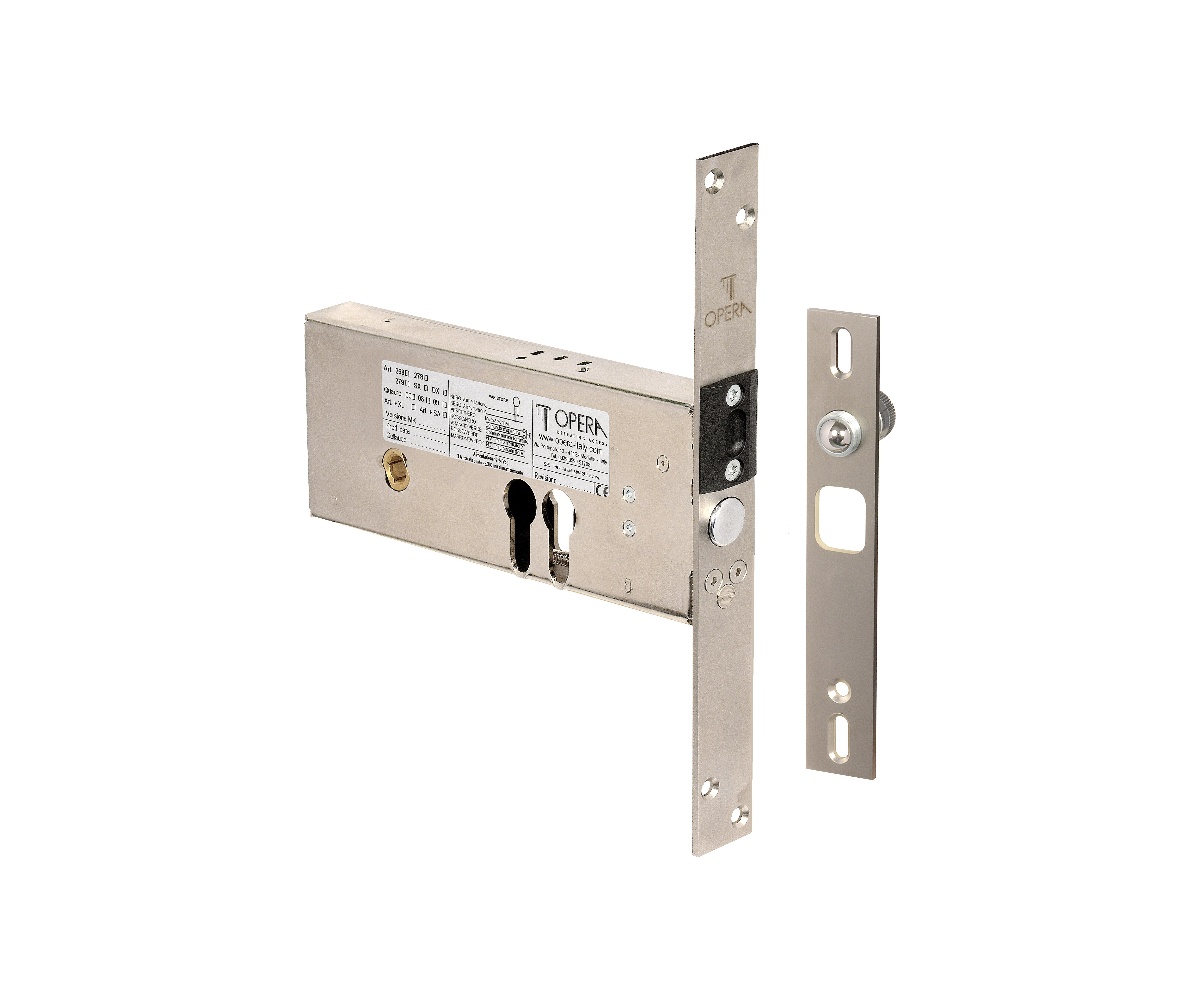 Art. OP54036 / OP54038 - Horizontal safety solenoid bolt for single ...